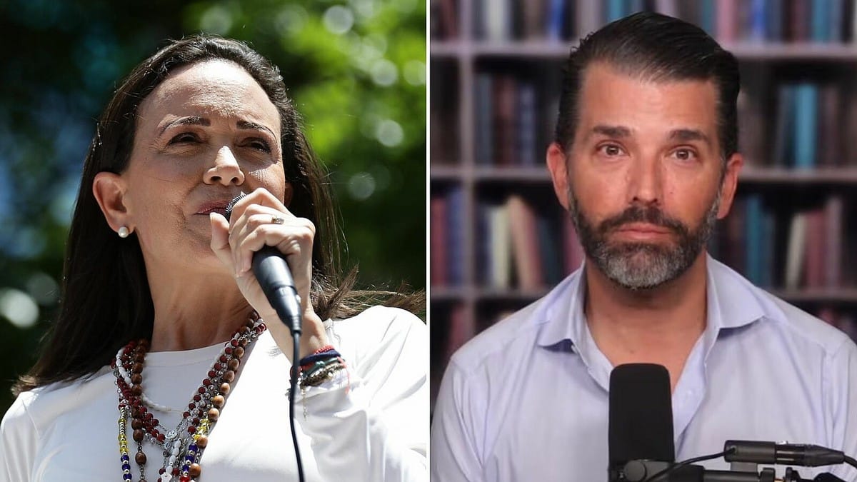 María Corina Machado con Donald Trump Jr.: “Maduro ha perdido todo el ...